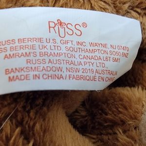 Russ | Toys | Russ 5 Shecky Santa Turtle Stuffed Animal Plush Christmas ...